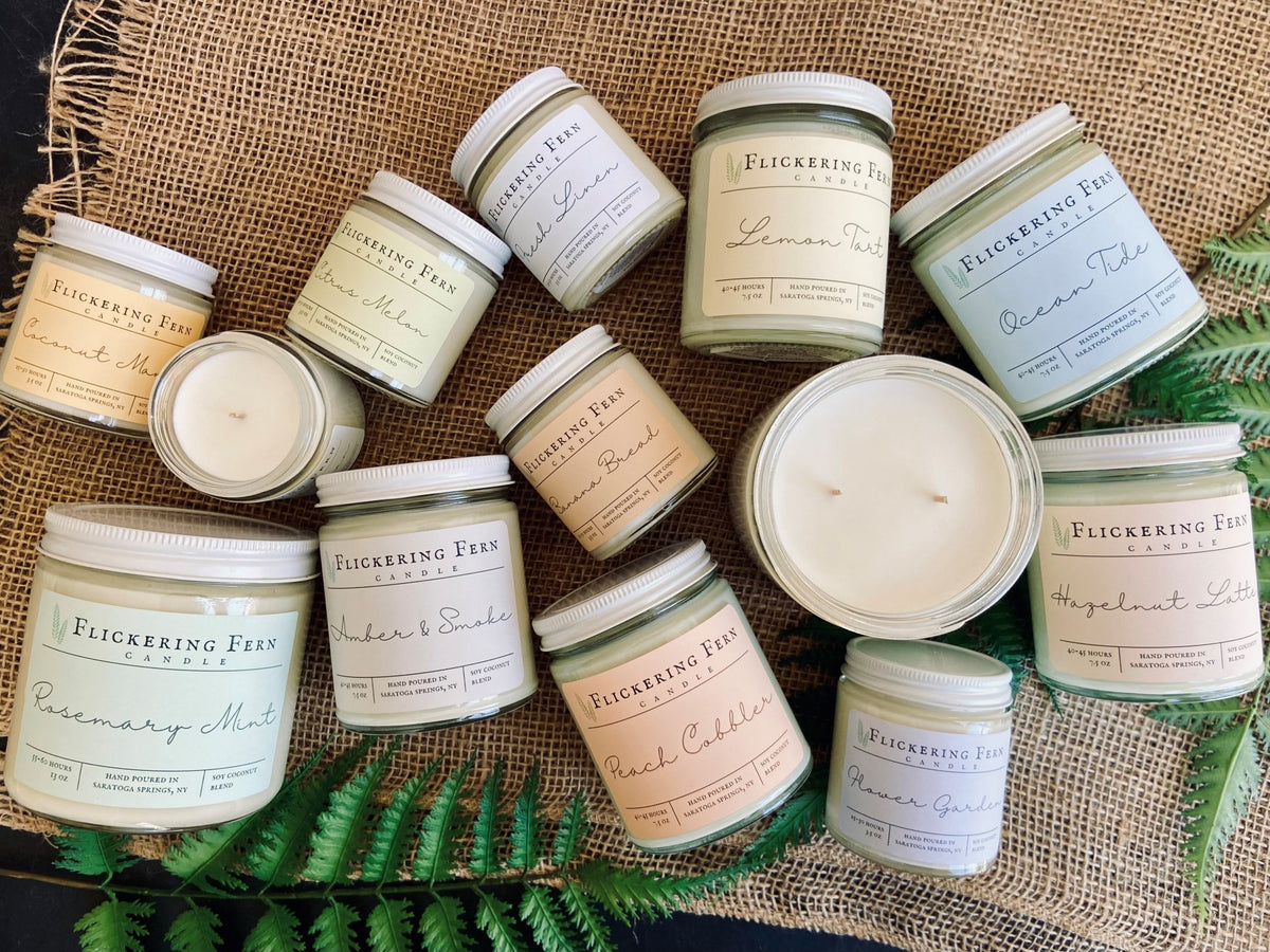 Classic Candle Collection – Flickering Fern Candle